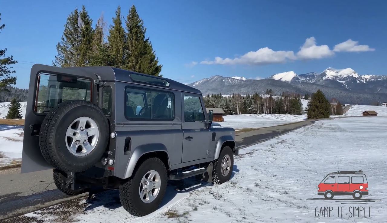 camp it simple camper module and storage organization system in a Land ...