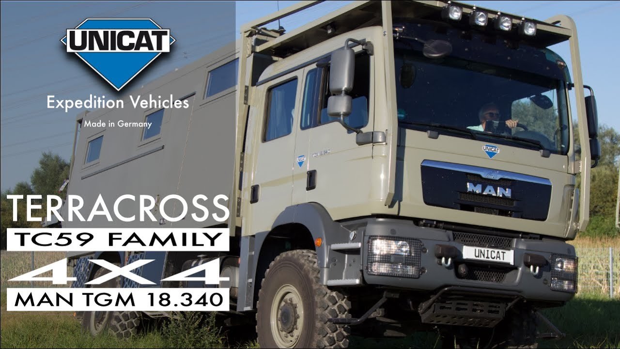 UNICAT Expedition Vehicle Terracross TC59 Family MAN TGM 18.340 CC ...