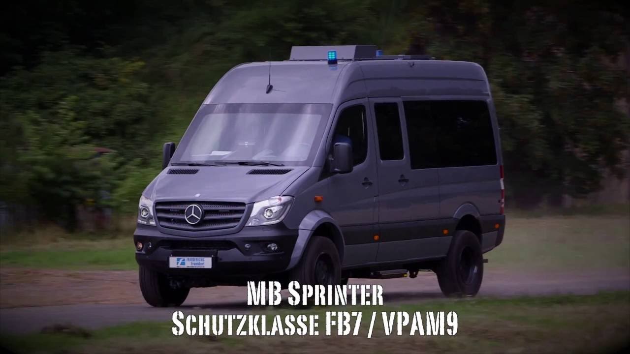 Sonderschutzfahrzeug MB Sprinter-Guard Mannschaftstransporter ...