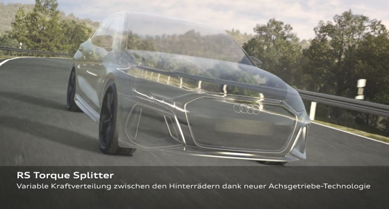 Audi RS 3 Prototyp – Animation zum RS Torque Splitter. | motomovie.de