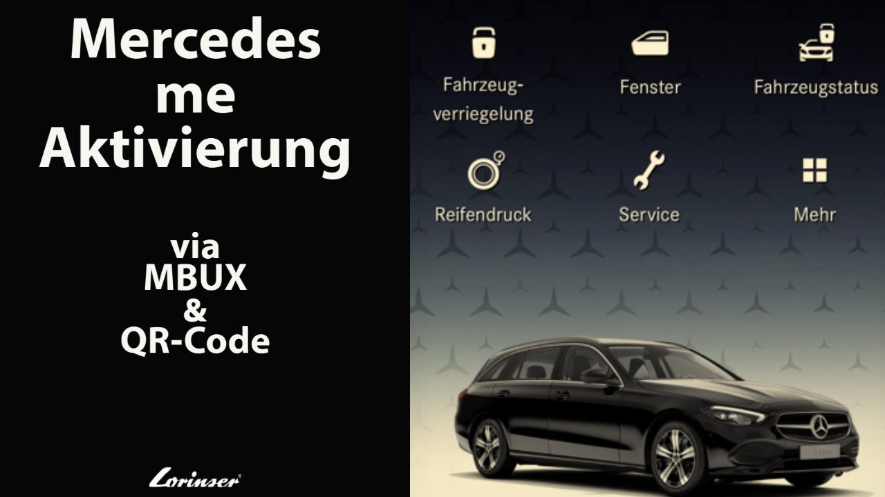 Mercedes me connect Aktivierung via MBUX & QR Code | motomovie.de