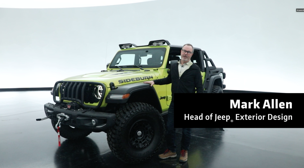 Mark Allen präsentiert den neuen Jeep Gladiator Rubicon Sideburn ...