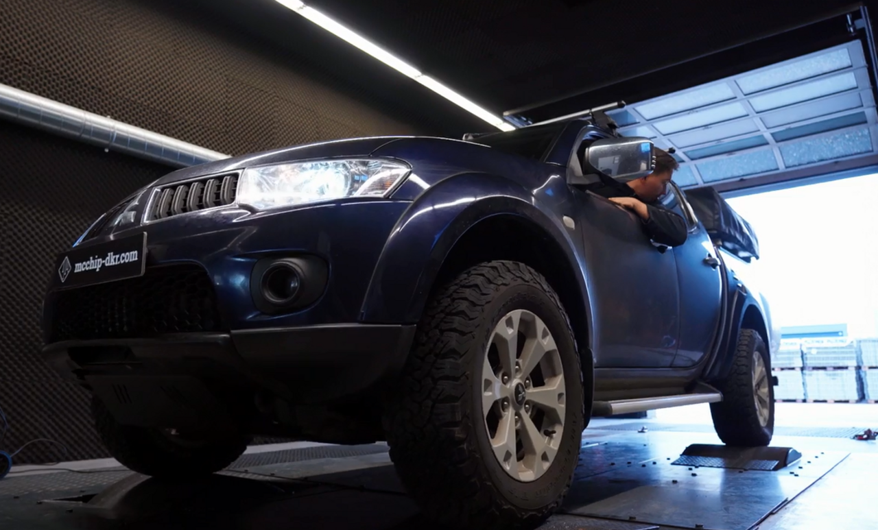 Mitsubishi L200 2.5 DI-D Stage 1 | Dyno + 60-120km/h | mcchip-dkr ...
