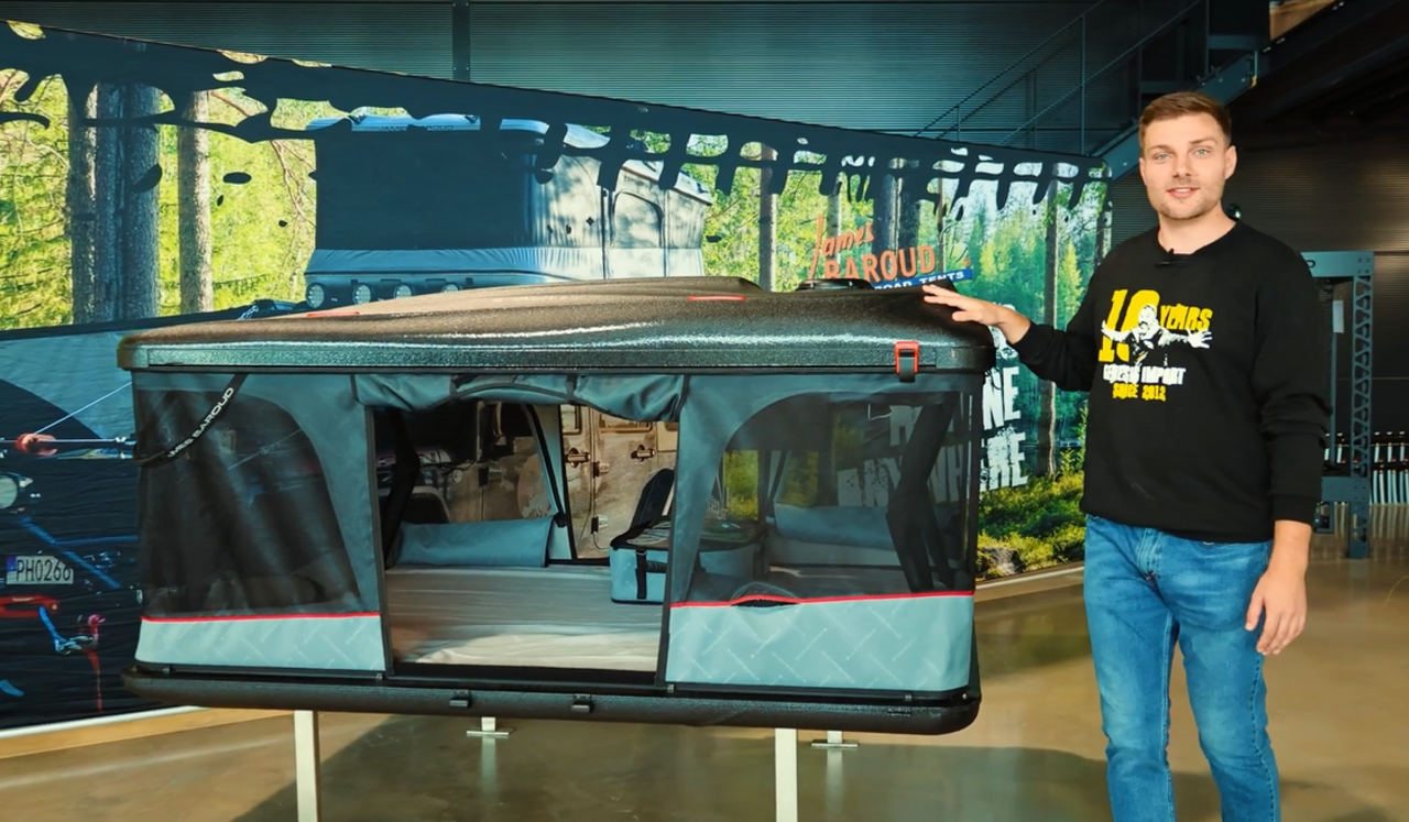 Dachzelt mit LINE-X Beschichtung?! | James Baroud Magma Dachzelt ...