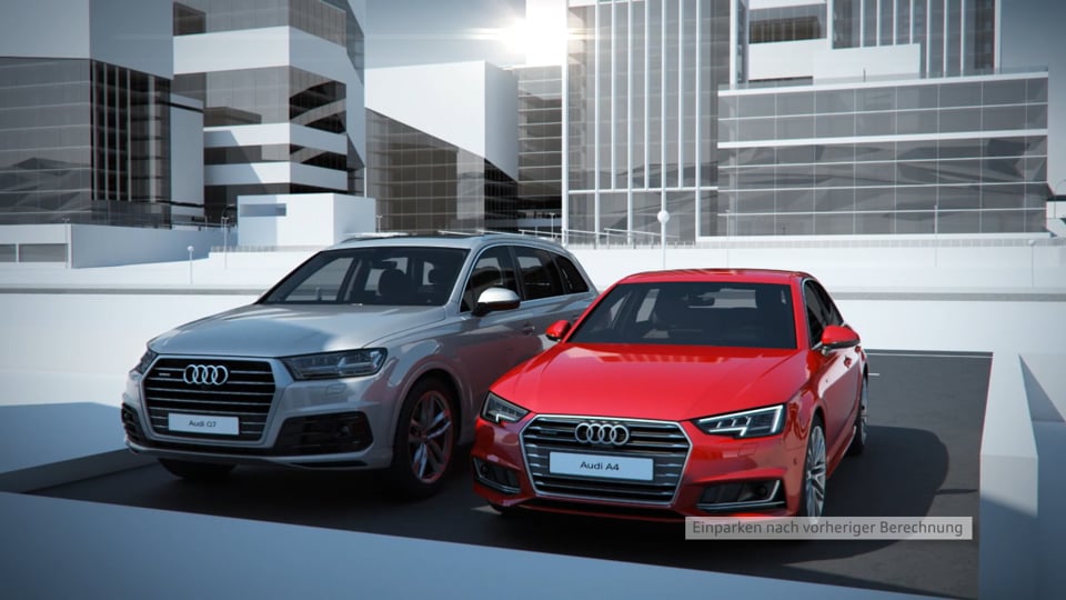 Audi A4 - Animation Parkassistent | motomovie.de